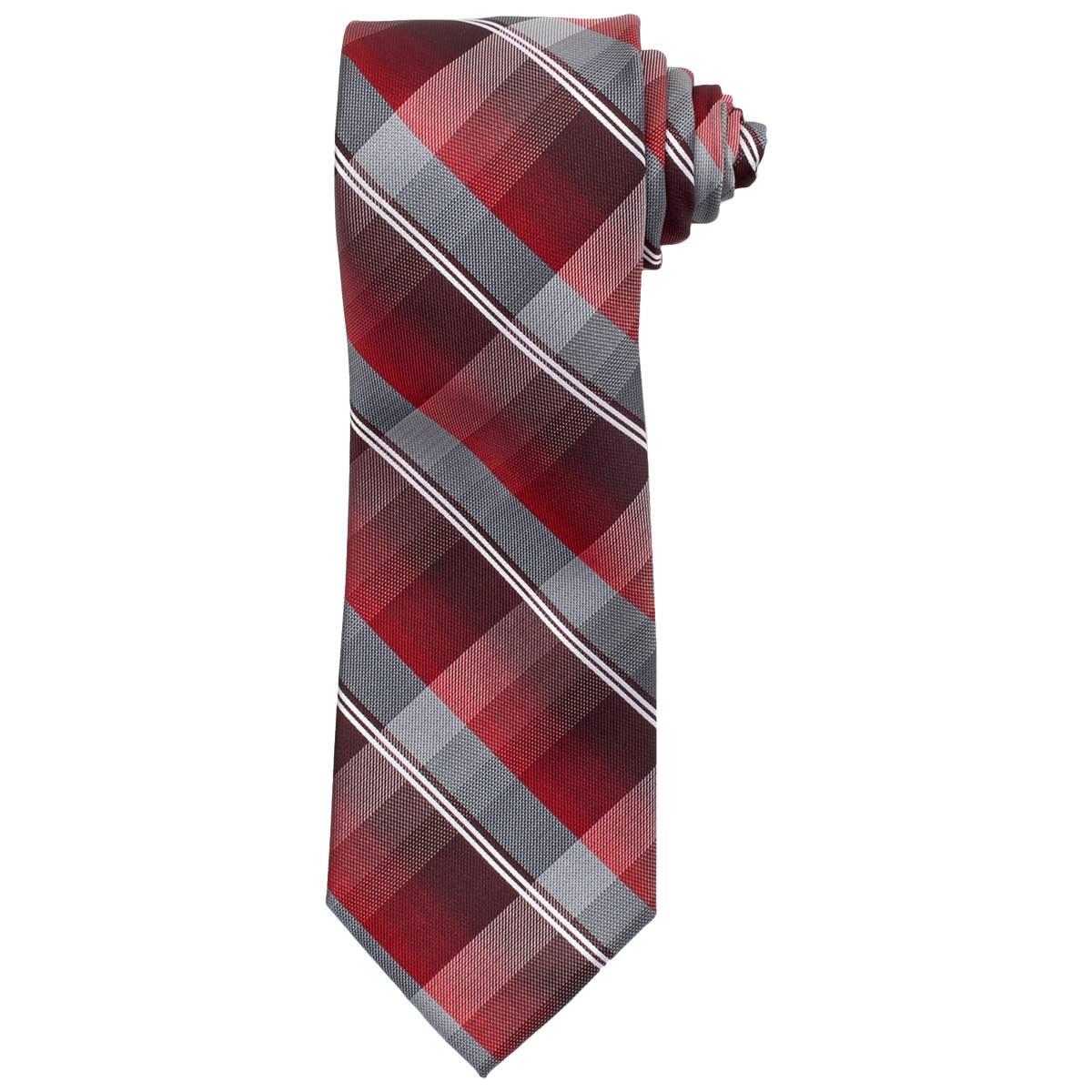 Click here for Mens John Henry Auburn Plaid Tie prices
