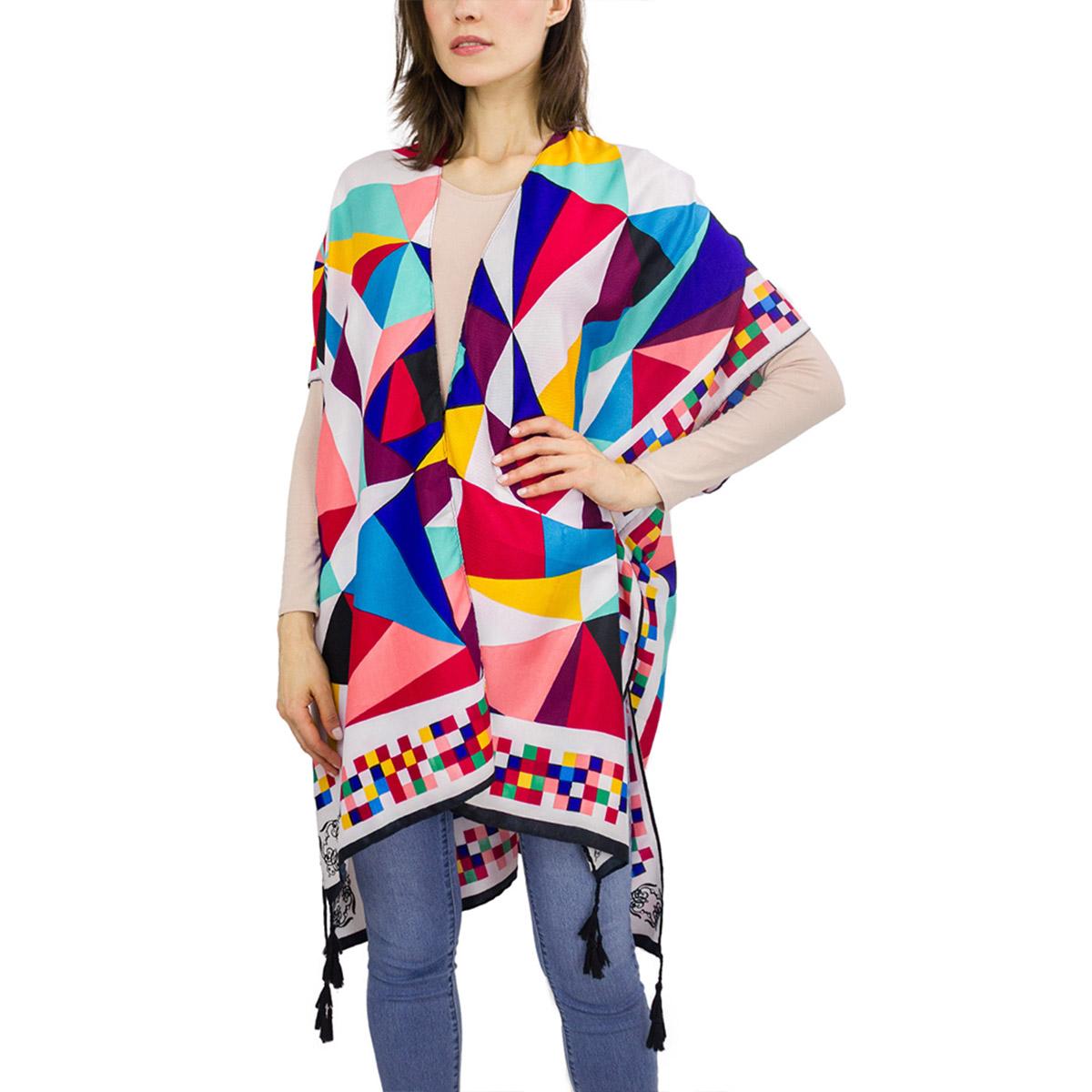 Click here for Womens Jessica McClintock Geometric Kimono prices