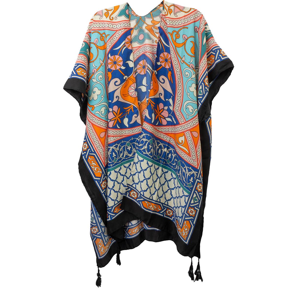 Click here for Womens Jessica McClintock Paisley Kimono w/Tassels prices