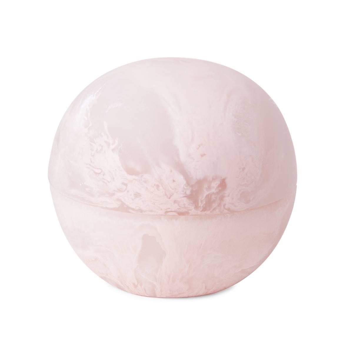 Cassadecor Rose Resin Bathroom Storage Jar - Pale Pink