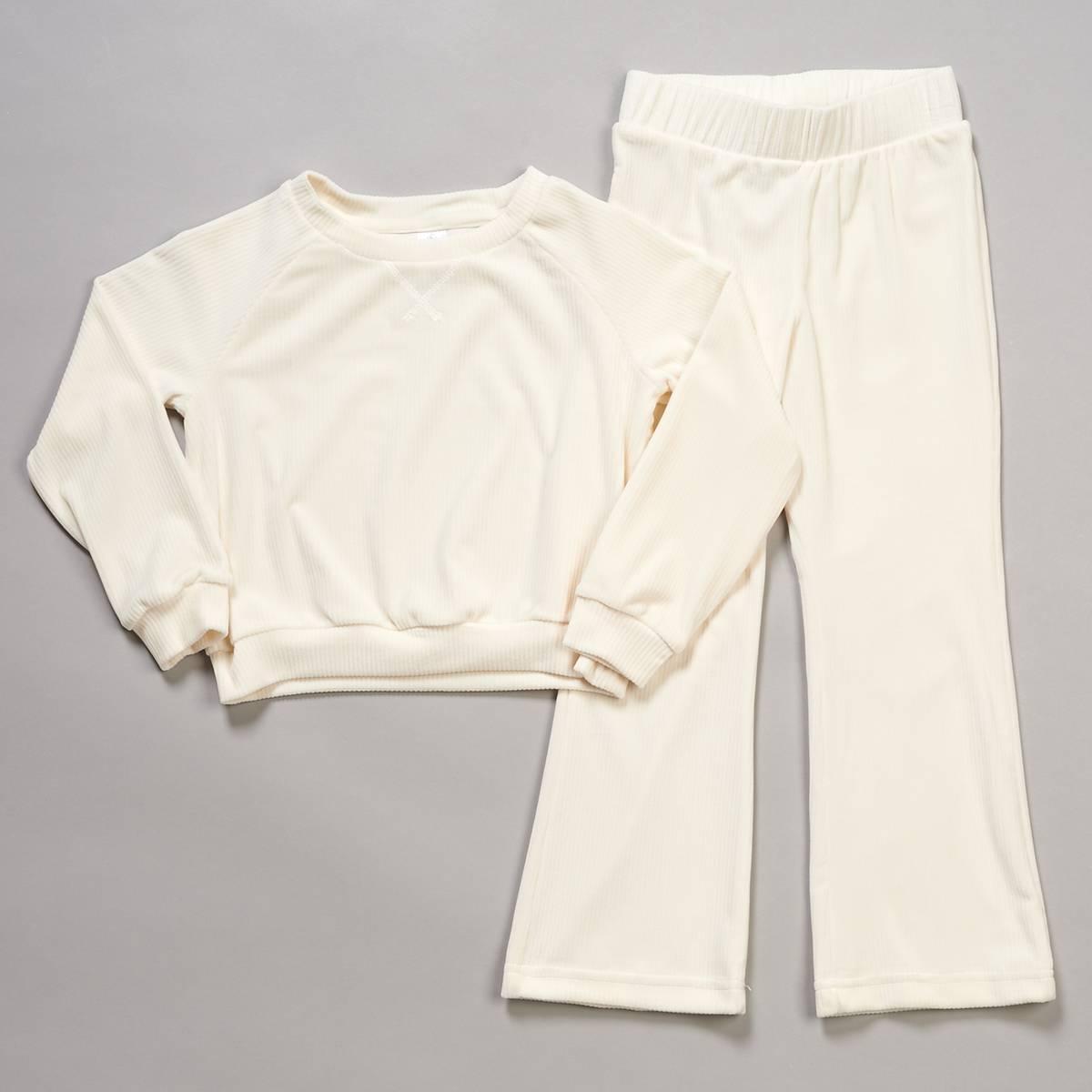 Click here for Girls (4-6x) 90 Degree(R) by Reflex Velour Top & F... prices