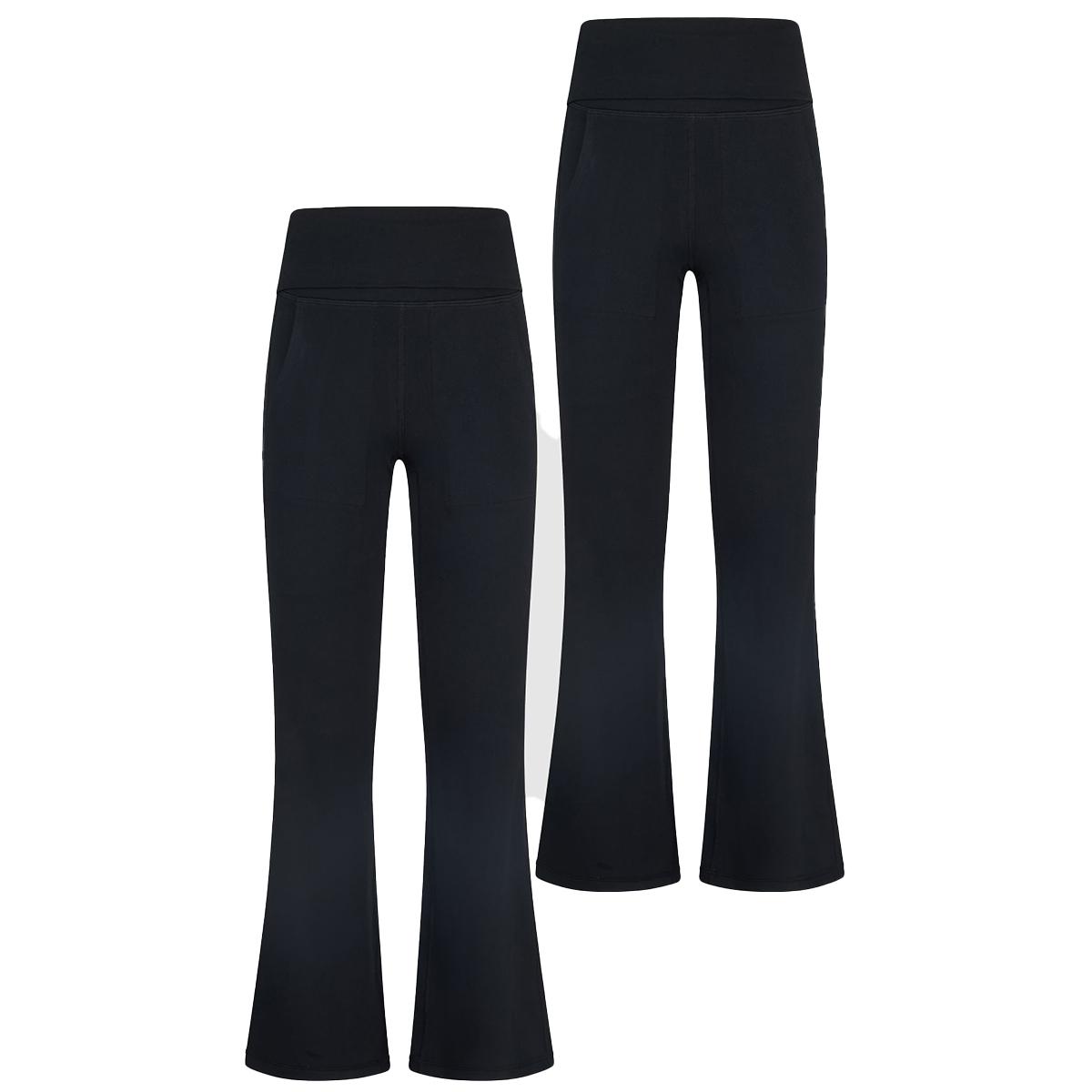 Click here for Girls (7-12) Yogalicious 2pk. Foldover Flare Leggi... prices