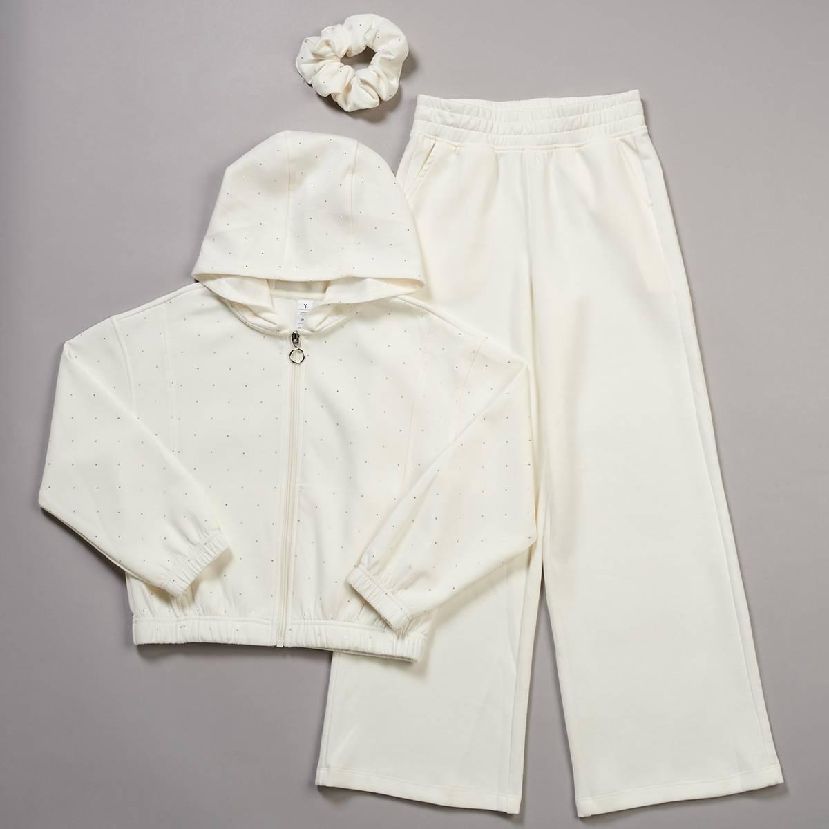 Click here for Girls (7-14) Yogalicious(R) Rhinestone Zip Up w/ W... prices