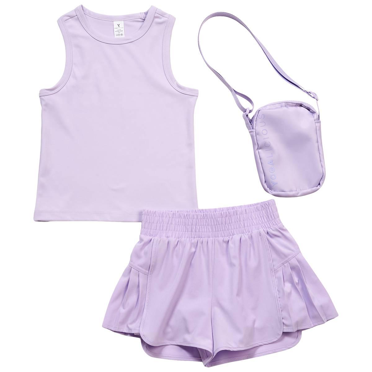 Click here for Girls (7-14) Yogalicious(R) 3pc. Racer Back Tank w... prices