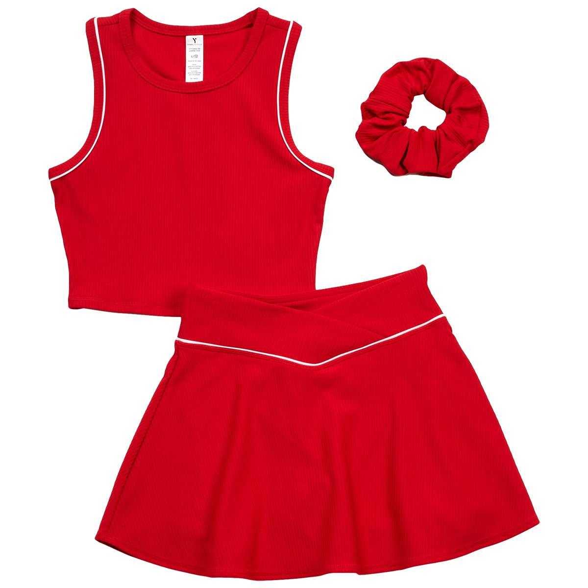 Click here for Girls (7-14) Yogalicious(R) Piping Tank & Crossove... prices