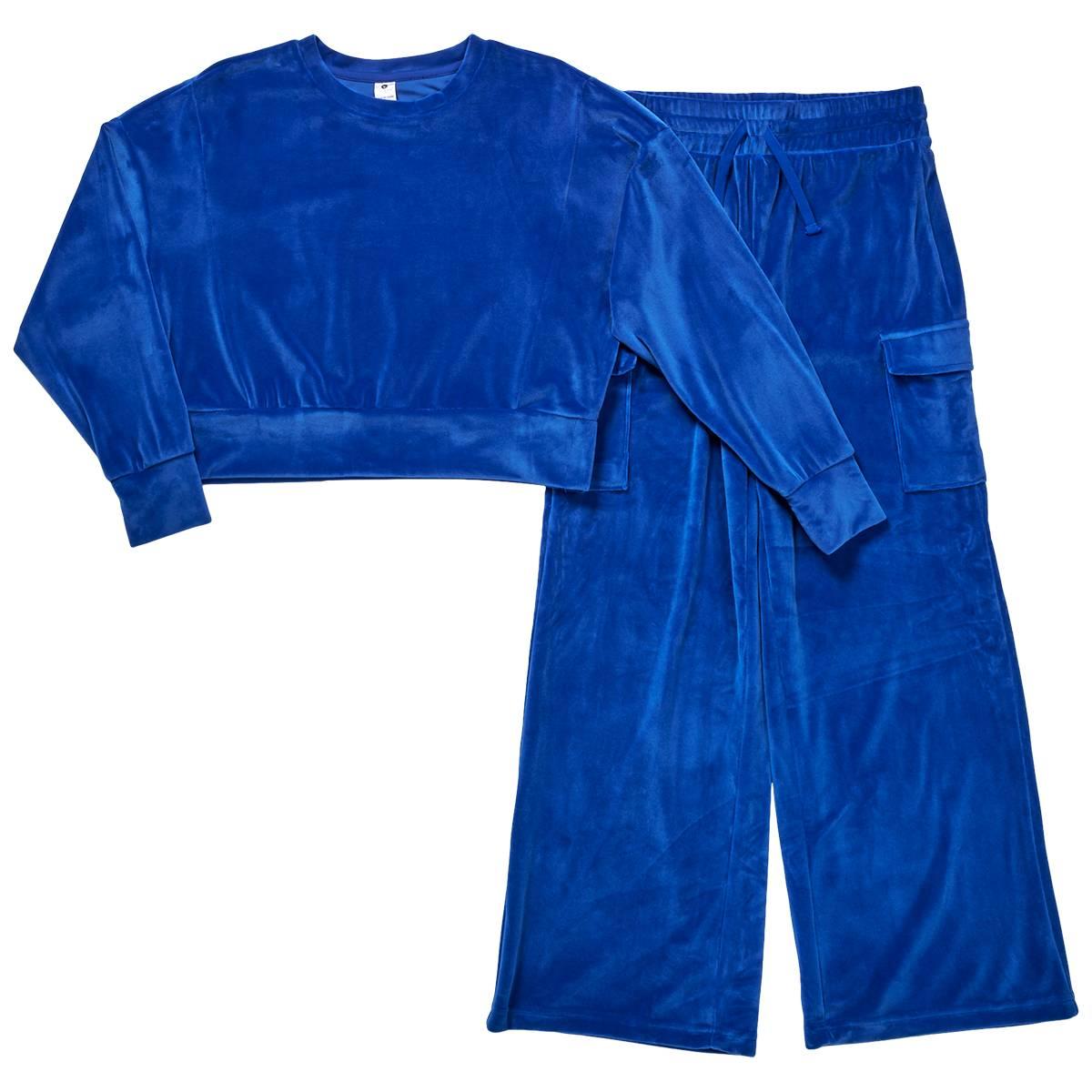 Click here for Girls (7-14) 90 Degree(R) by Reflex Velour Crew &... prices