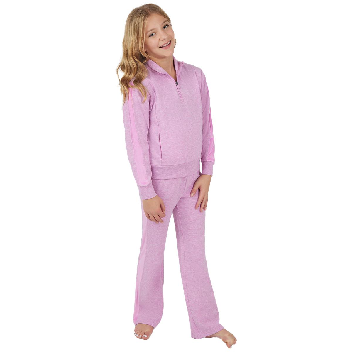 Click here for Girls (7-12) 90 Degree(R) by Reflex Marled 1/2 Zip... prices