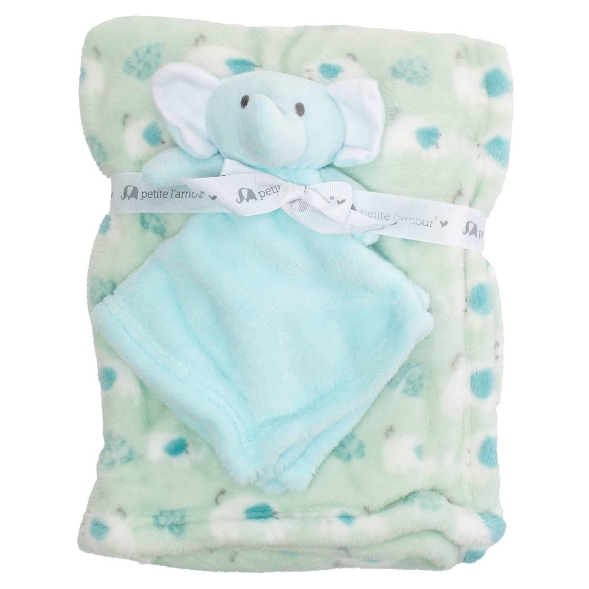 Click here for Petite LAmour(R) Elephant Blanket & Elephant Secur... prices