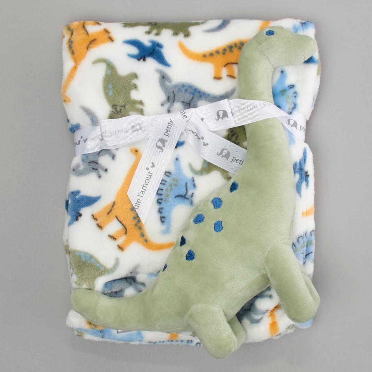 Click here for Petite LAmour(R) Dinosaur Blanket with Plush prices