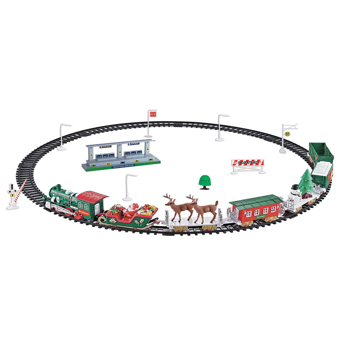 Click here for World Tech Toys 41pc. Santas Choo Choo Train Set prices