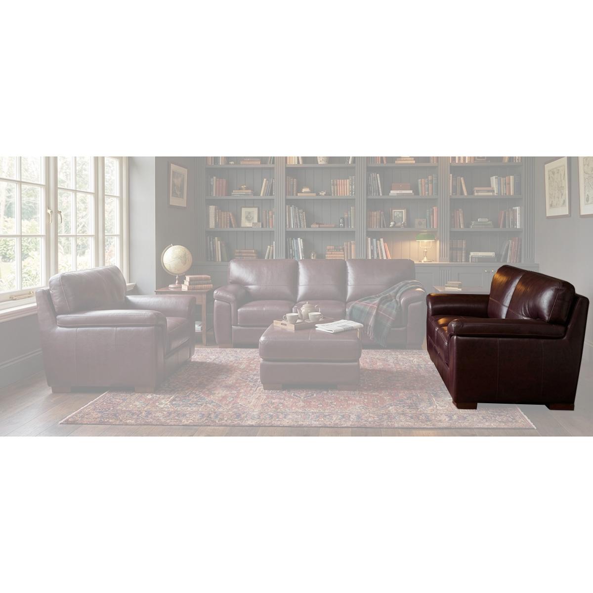 Click here for Homestead Leather Loveseat prices