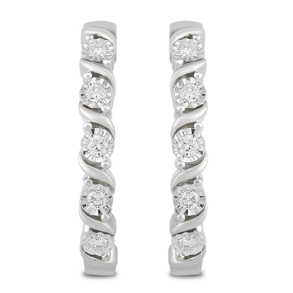 Click here for Nova Star(R) 1/4ctw. Sterling Silver Lab Diamond S... prices