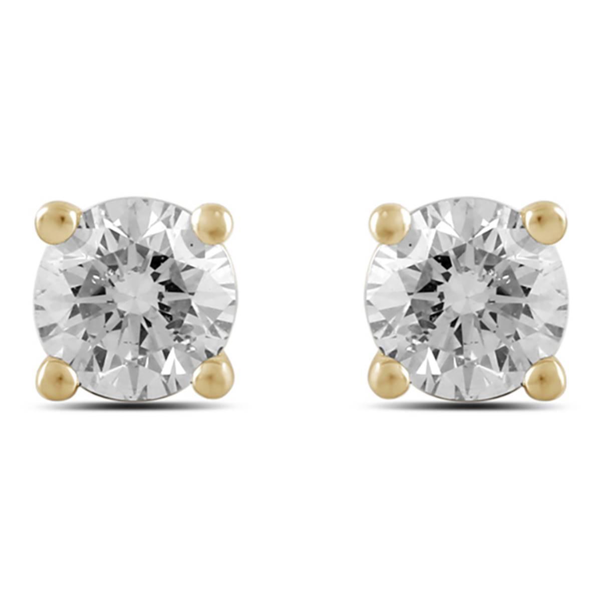 Click here for Nova Star(R) 1/4ctw. Yellow Gold Lab Grown Diamond... prices