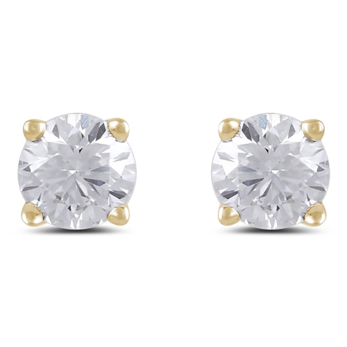 Click here for Nova Star(R) 1/2ctw. Yellow Gold Lab Grown Diamond... prices