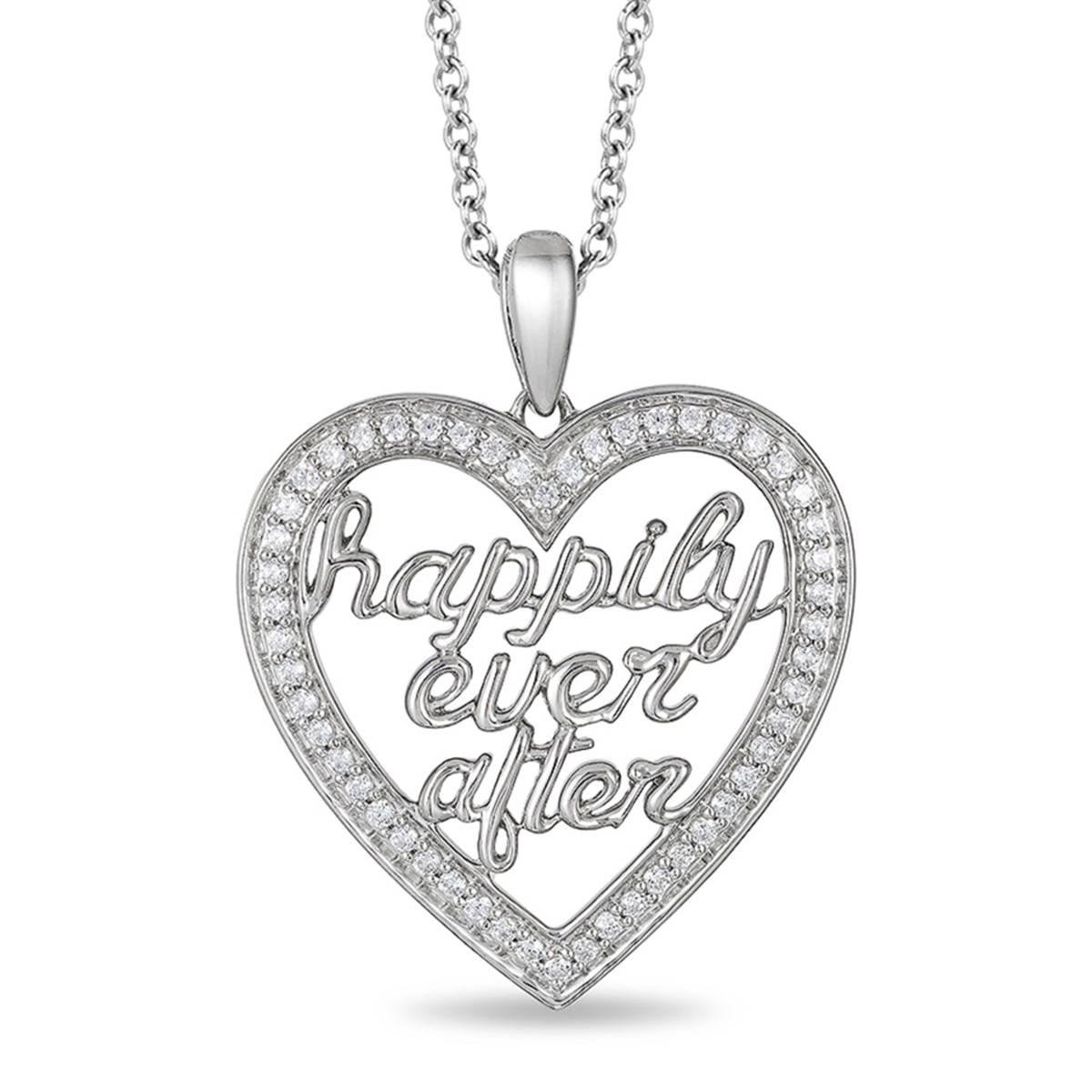 Click here for Enchanted by Disney Sterling Silver Happily Ever A... prices