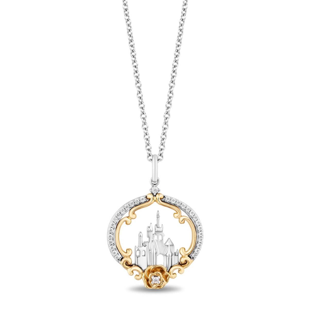 Click here for Enchanted by Disney Sterling Silver Gold Belle Cas... prices