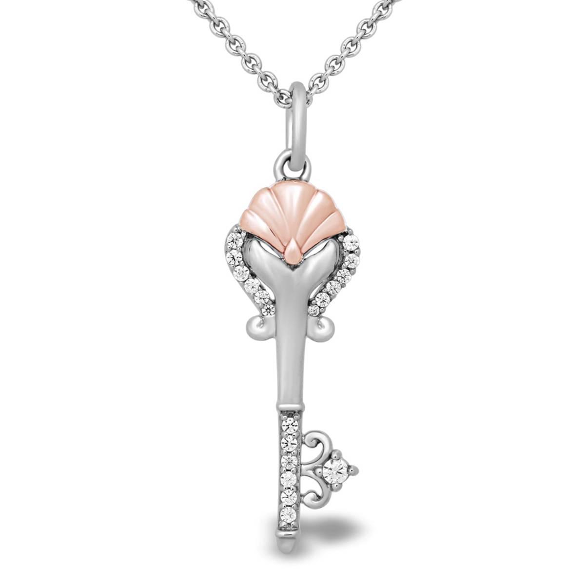 Click here for Enchanted by Disney Sterling Silver Rose Gold Arie... prices