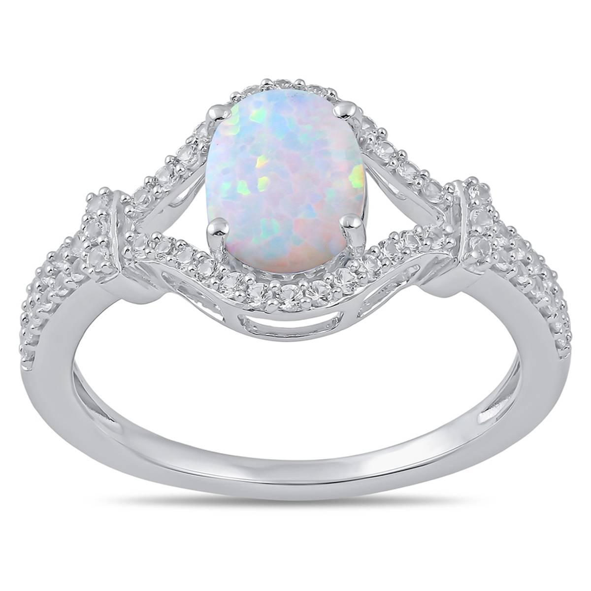 Click here for Gemstone Classics(tm) Created Opal White Sapphire... prices