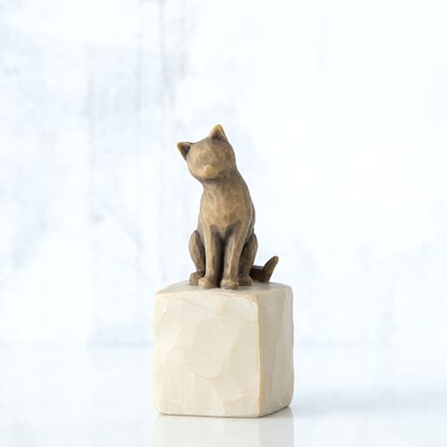Click here for Willow Tree 3in. Brown Love My Cat Figurine prices