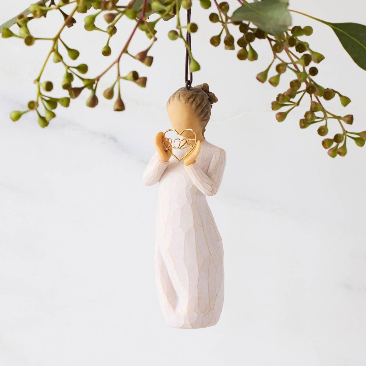 Click here for Demdaco 2025 Willow Tree Ornament prices