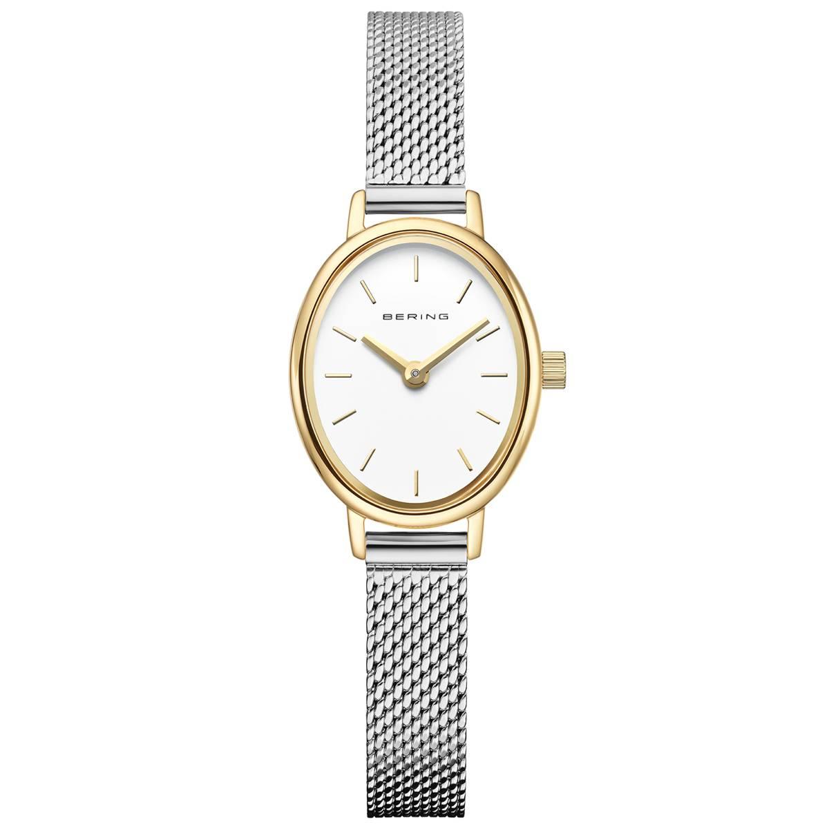 Click here for Womens BERING Gold White Dial Quartz Watch - 11020... prices