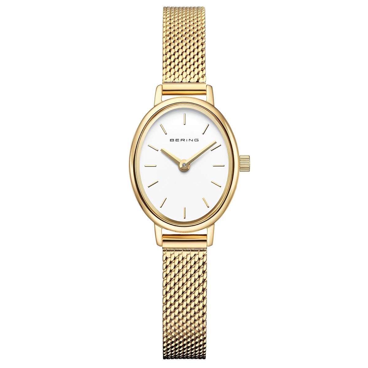Click here for Womens BERING Gold Mother of Pearl Watch - 11020-3... prices