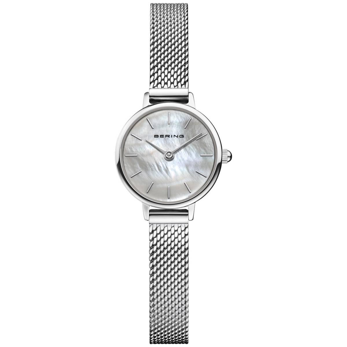 Click here for Womens BERING Classic Mini Mother of Pearl Dial Wa... prices