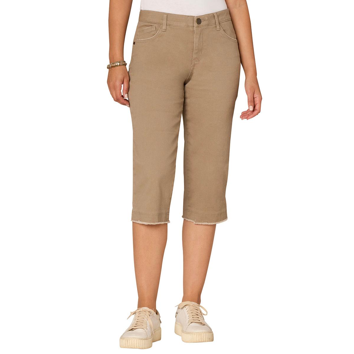 Click here for Womens Democracy Absolution(R) Solid Mid Rise Fray... prices