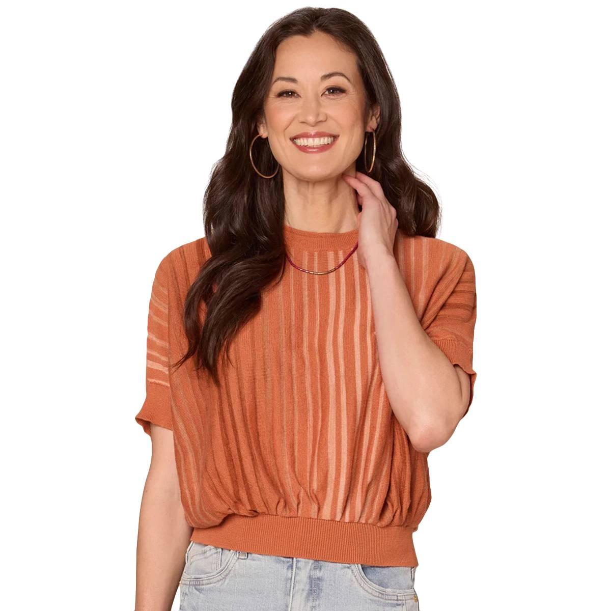 Click here for Womens Democracy Short Dolman Sleeve Two Tone Spac... prices