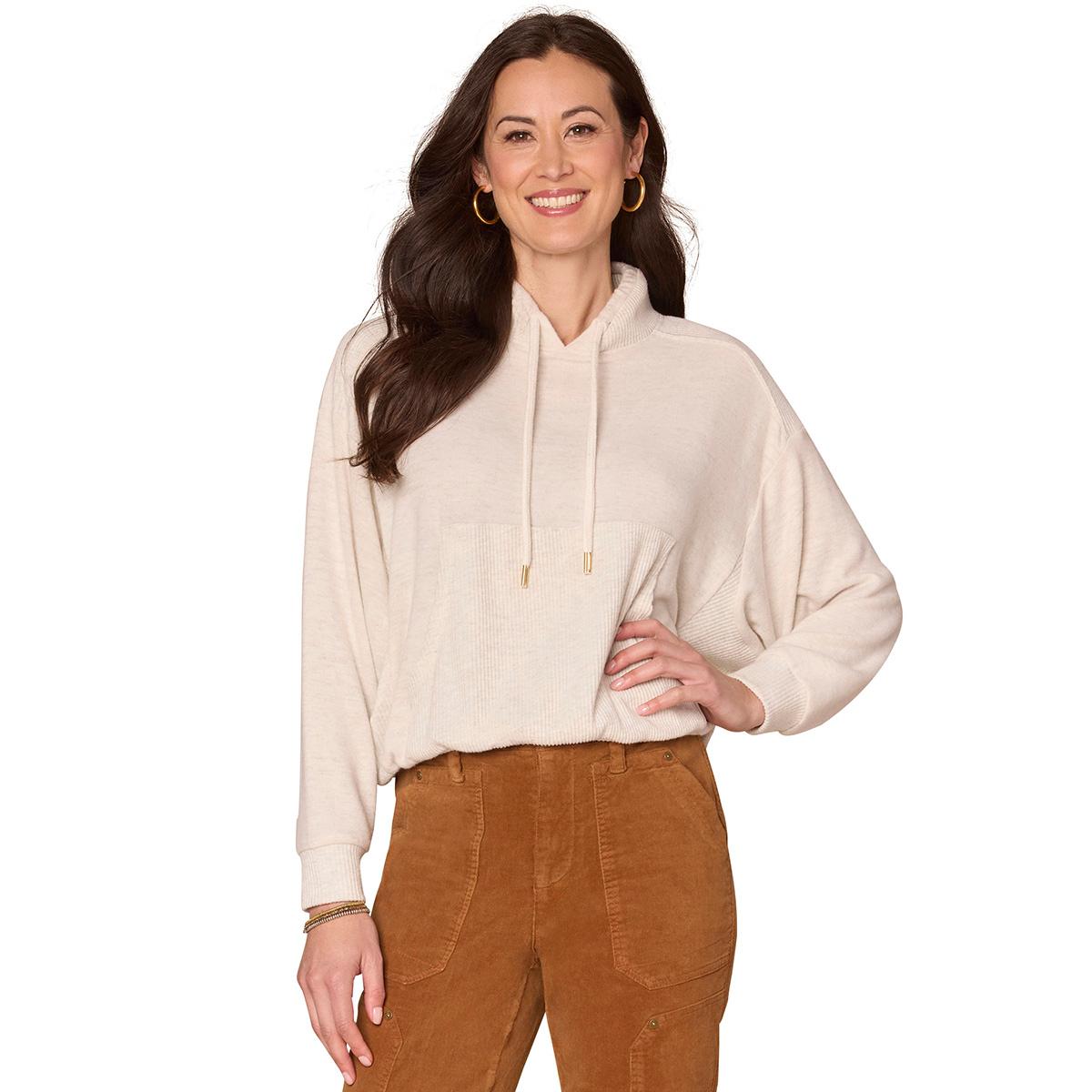 Democracy Womens Long Sleeve Top - Heather Winter