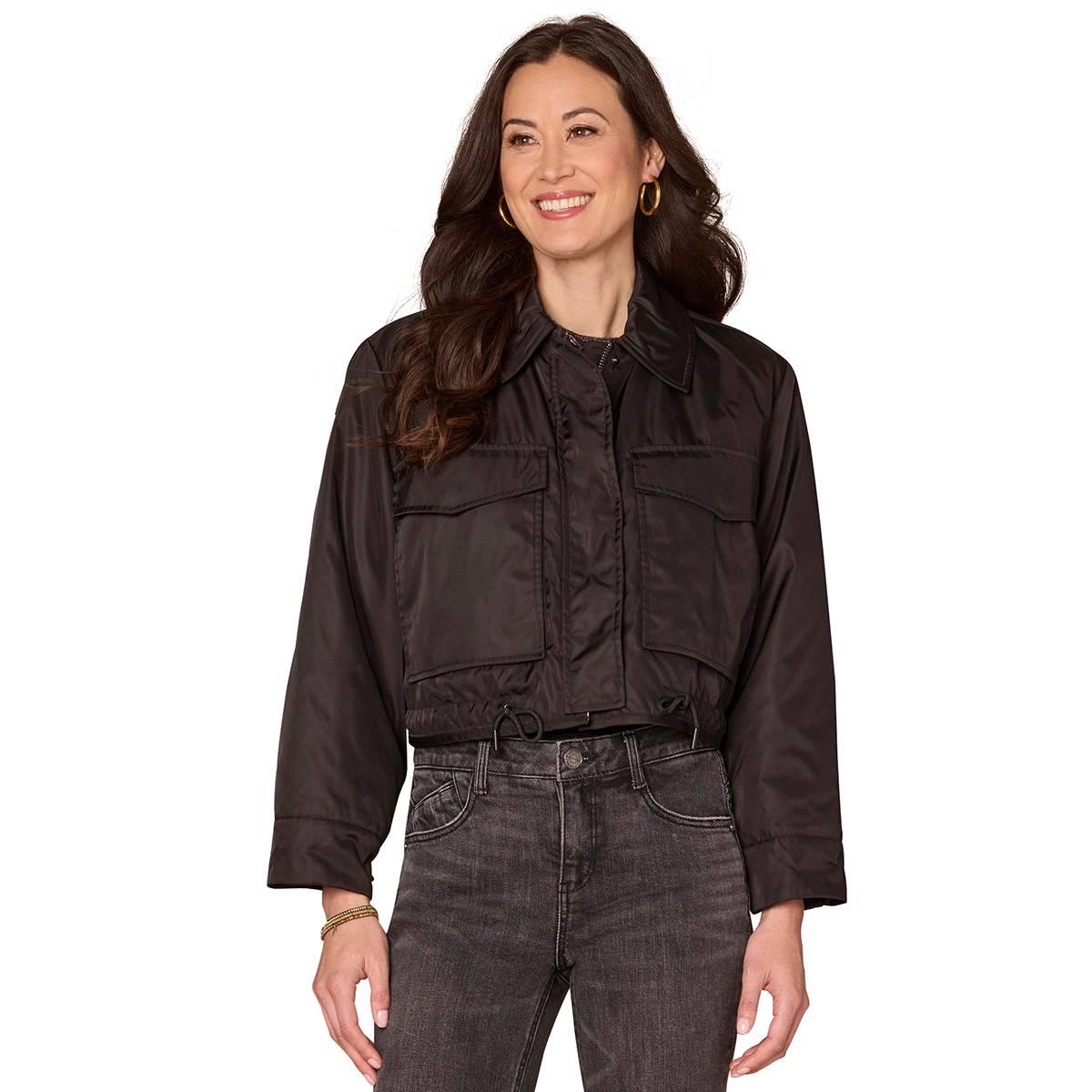 Click here for Womens Democracy Cropped Reversible Bomber Jacket prices