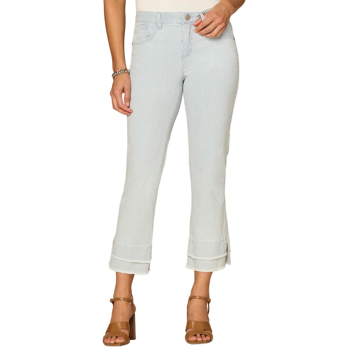 Click here for Petite Democracy Absolution(R) Mid-Rise Fray Hem S... prices