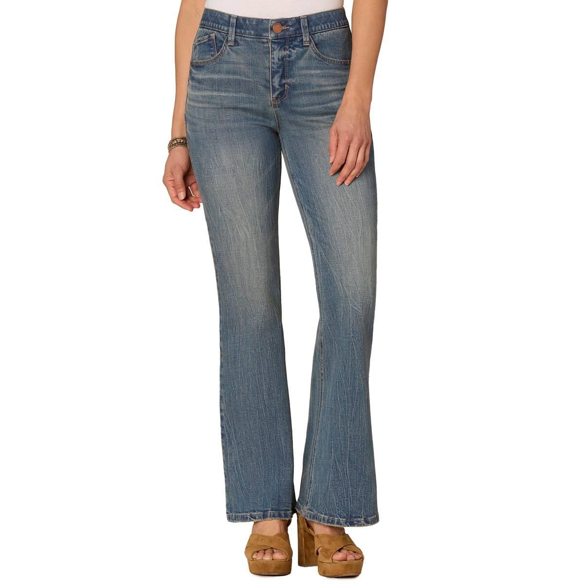 Petite Democracy Absolution(R) High Rise Flare Out Jeans