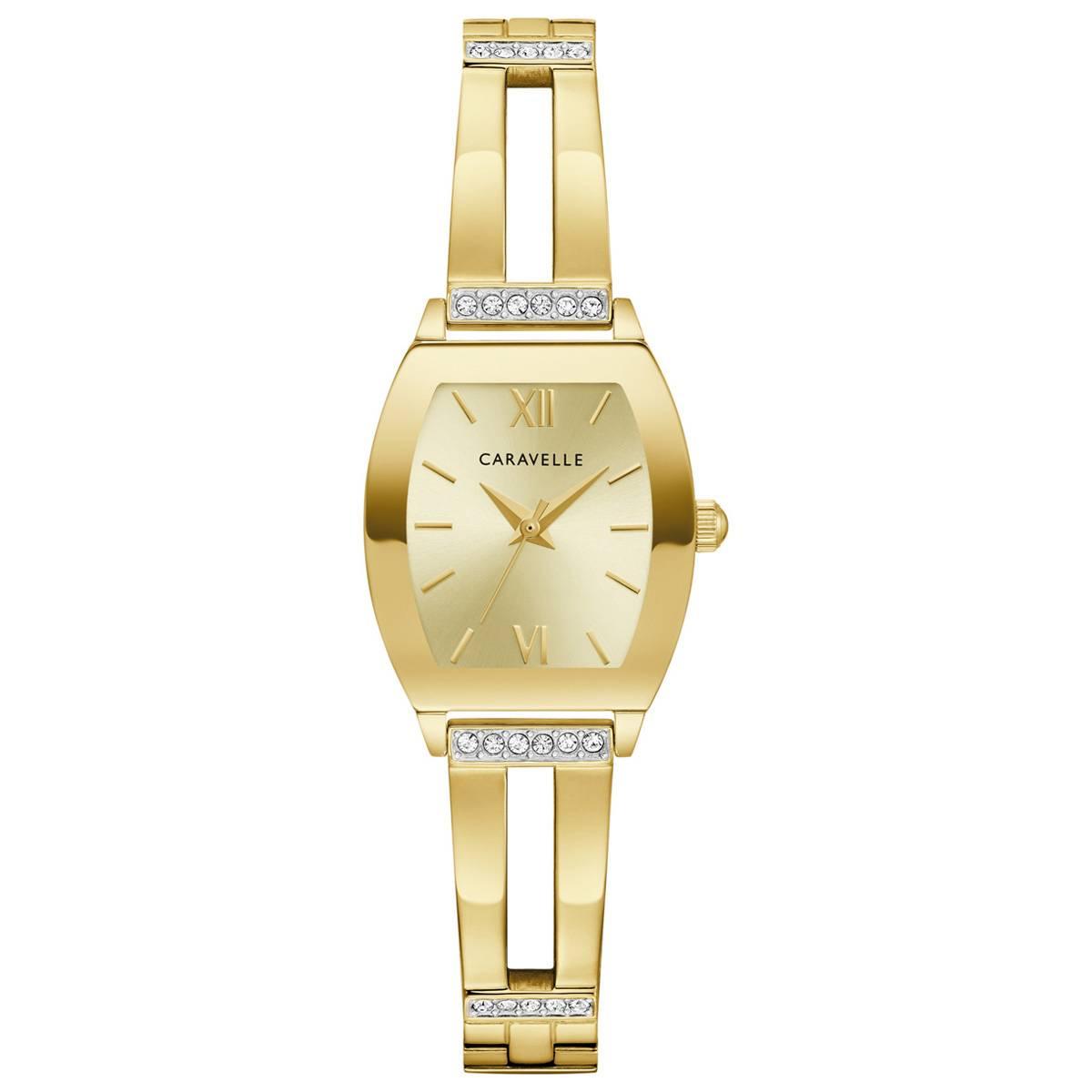 Click here for Womens Caravelle Gold Tone Stainless Steel Watch -... prices