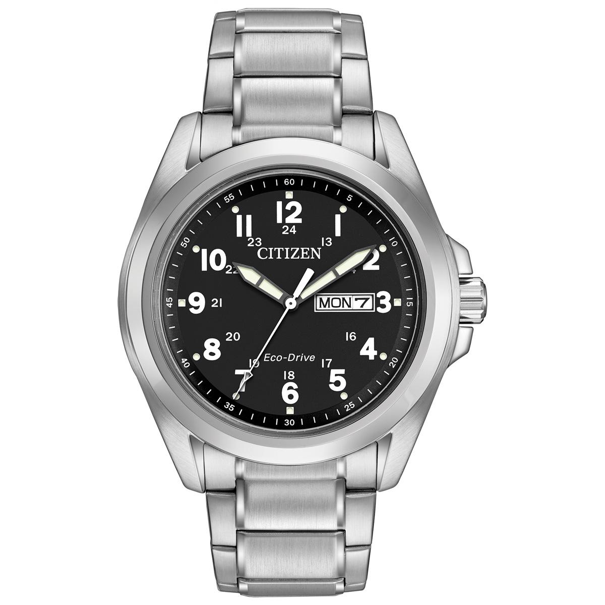 Click here for Mens Citizen(R) Eco-Drive Black Dial Bracelet Watc... prices