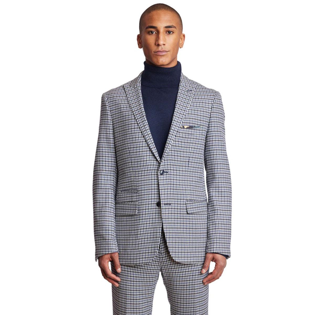 Click here for Mens Paisley & Gray(R) Peak Houndstooth Jacket prices