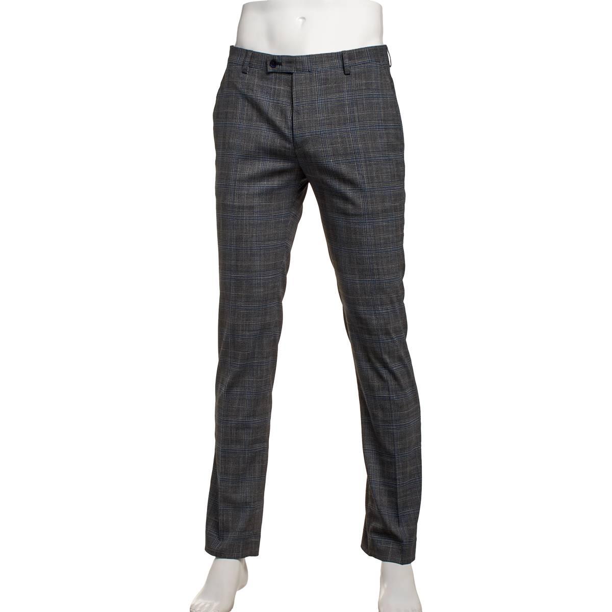 Click here for Mens Paisley & Gray Plaid Pants - Blue Black prices