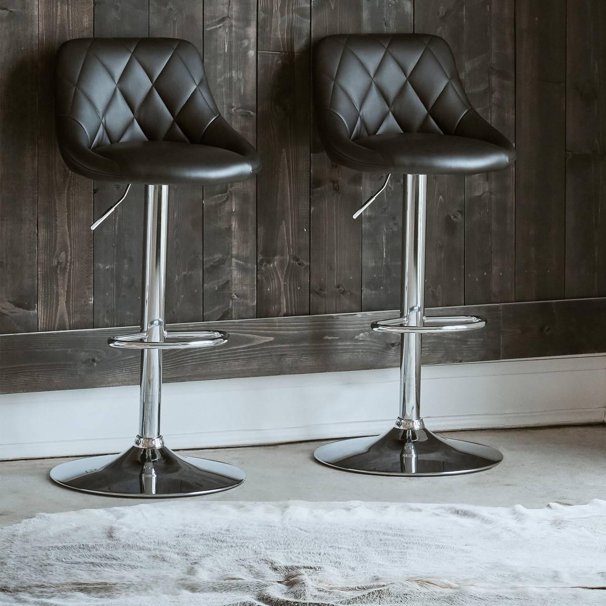 Click here for Elements Melissa Adjustable Swivel Bar Stool Set prices