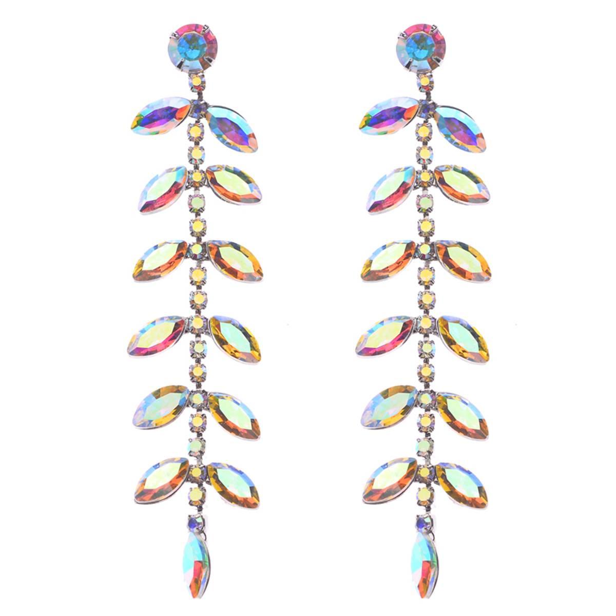 Click here for Ashley Cooper(tm) Multi-Color Leaf Drop Earrings prices