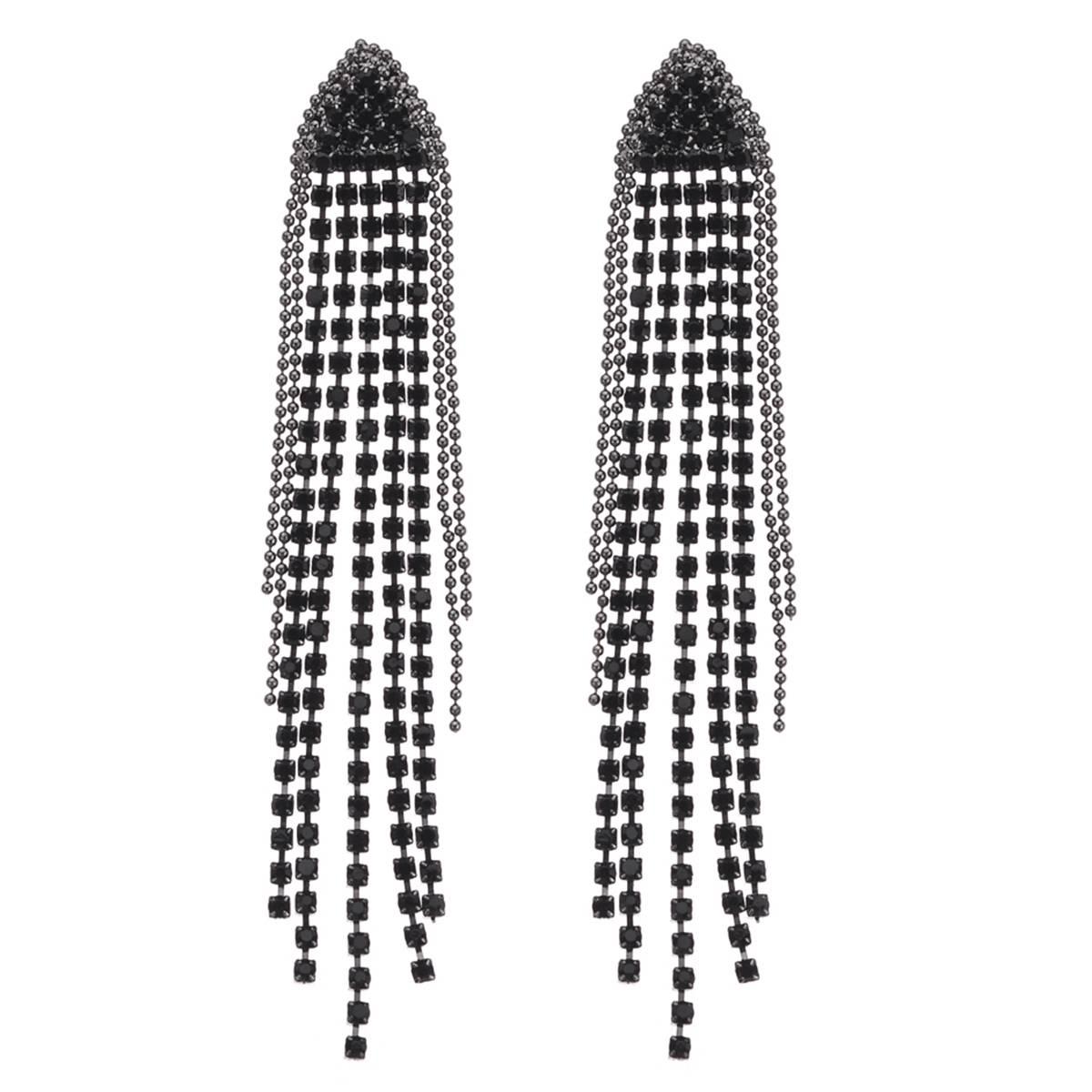 Click here for Ashley Cooper(tm) Hematite-Tone & Black Rhinestone... prices