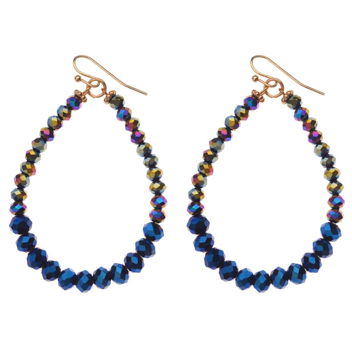 Click here for Ashley Cooper(tm) Iridescent Bead Teardrop Earring... prices