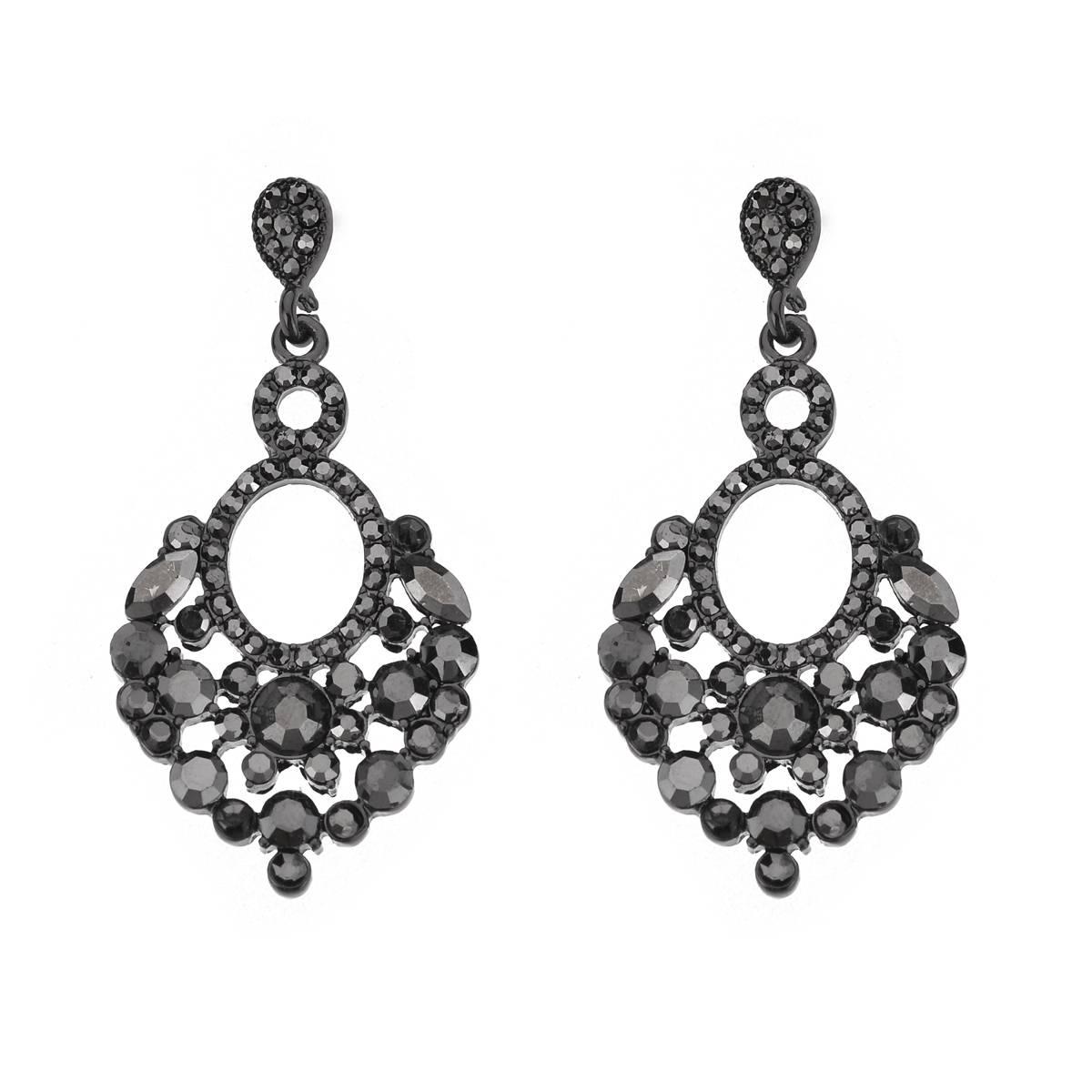 Click here for Ashley Cooper(tm) Black & Hematite-Tone Rhinestone... prices