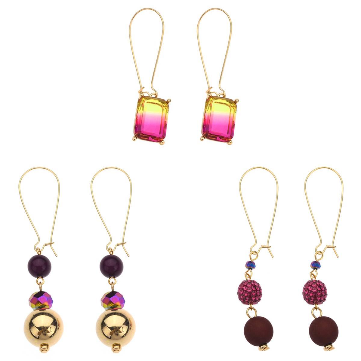 Click here for Ashley Cooper(tm) Gold-Tone Multi-Color Iridescent... prices