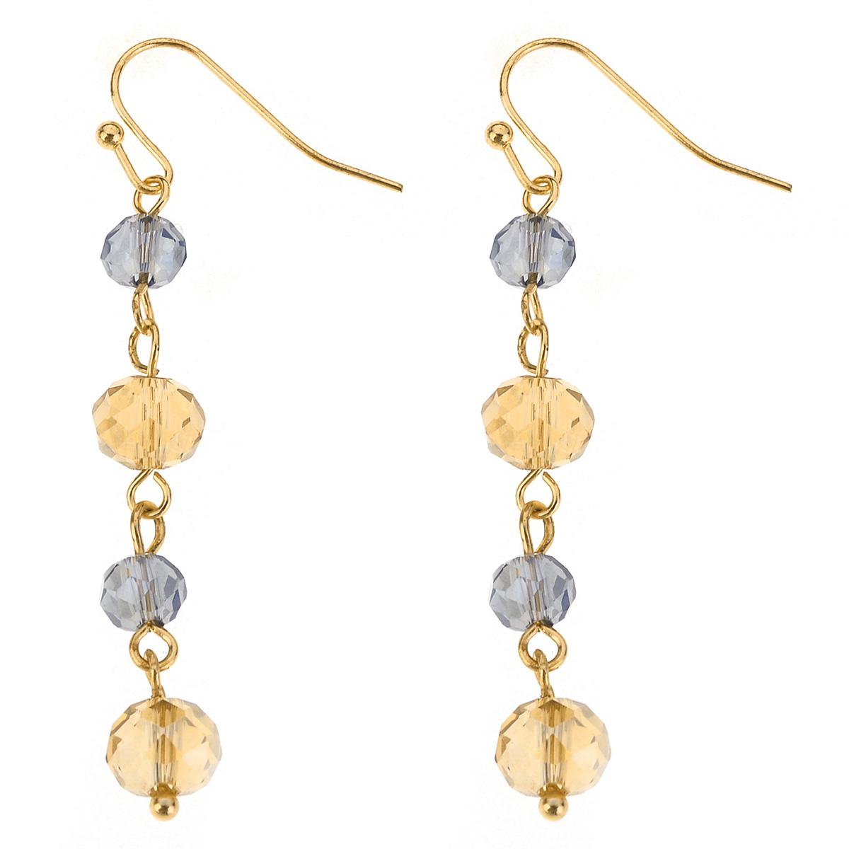 Click here for Ashley Cooper(tm) Gold-Tone Neutral Bead Drop Earr... prices