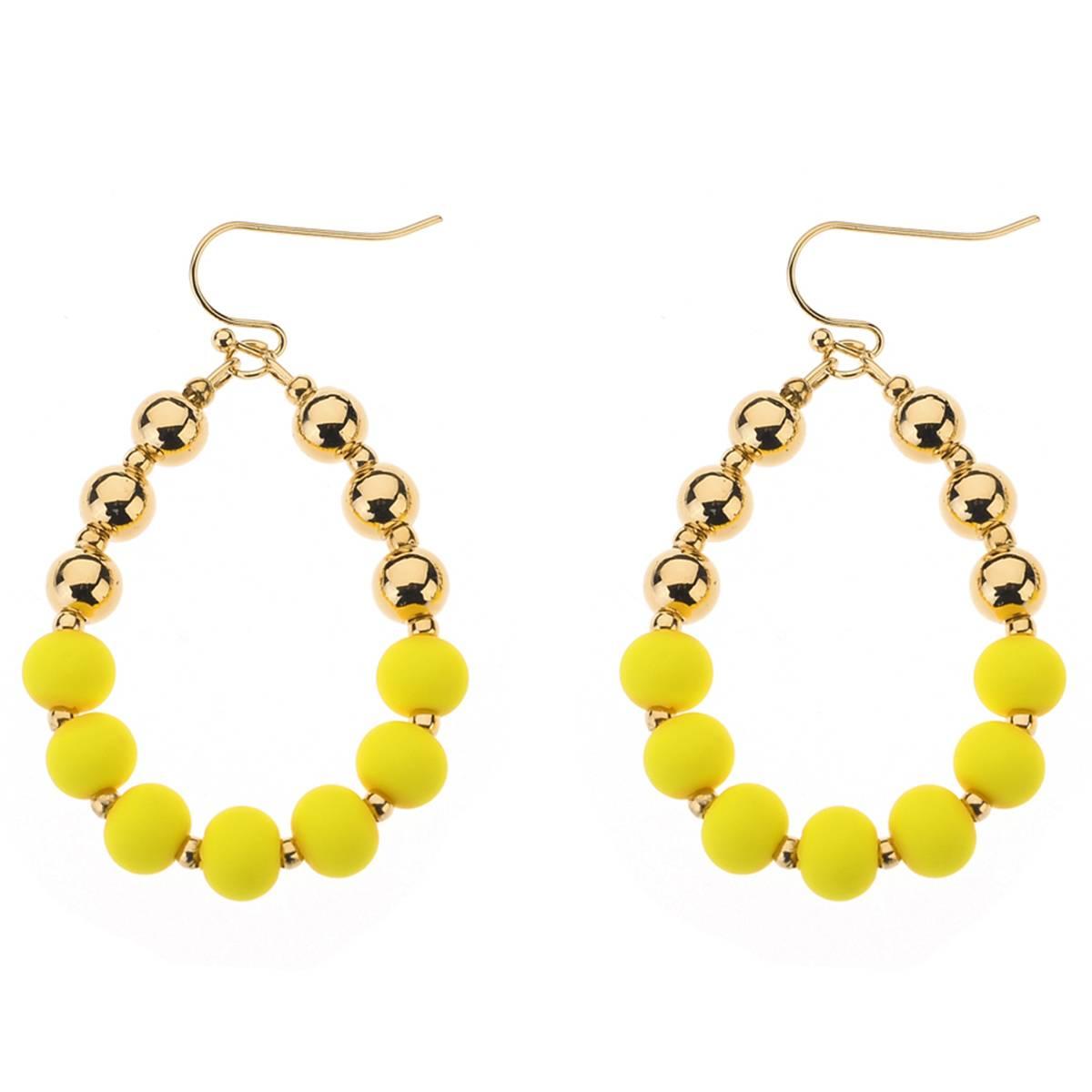 Click here for Ashley Cooper(tm) Gold-Tone Yellow Beaded Teardrop... prices