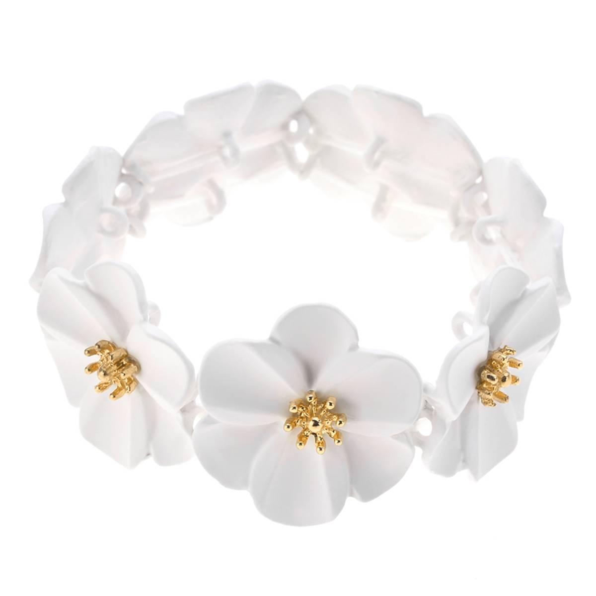 Click here for Ashley Cooper(tm) White Flower Bracelet prices