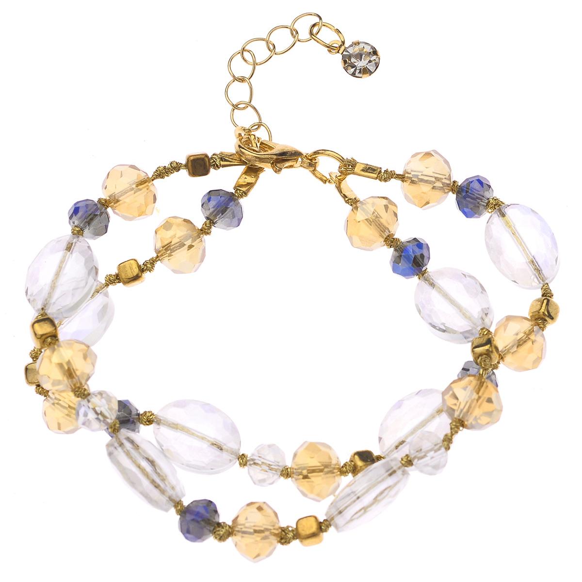 Click here for Ashley Cooper(tm) Gold-Tone Neutral Bead Double La... prices