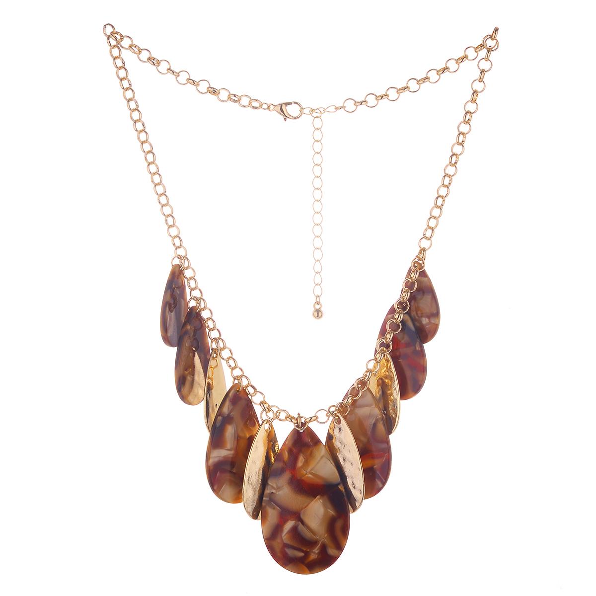 Click here for Ashley Cooper(tm) Gold-Tone Cluster Disc Necklace prices