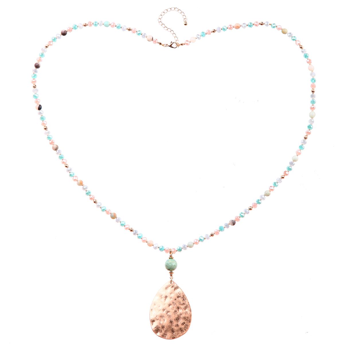 Click here for Ashley Cooper(tm) Multi-Color Bead Necklace w/ Ham... prices