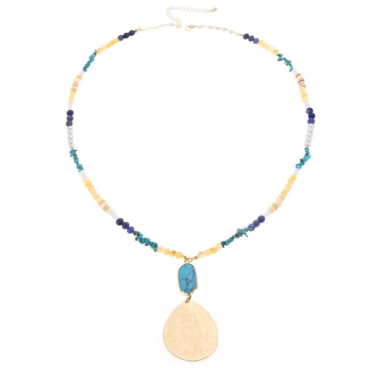 Click here for Ashley Cooper(tm) Gold-Tone Turquoise Beaded Teard... prices